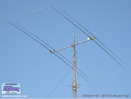 4 él. 20/15m Moxon/Yagi