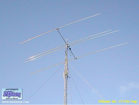 4 el. 17/15m Yagi