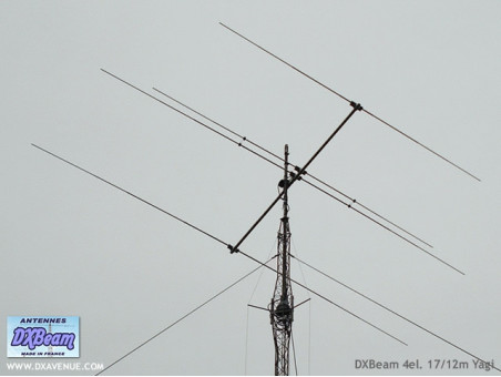 4 el. 17/12m Yagi