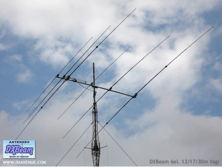 6 el. 30/17/12m Yagi
