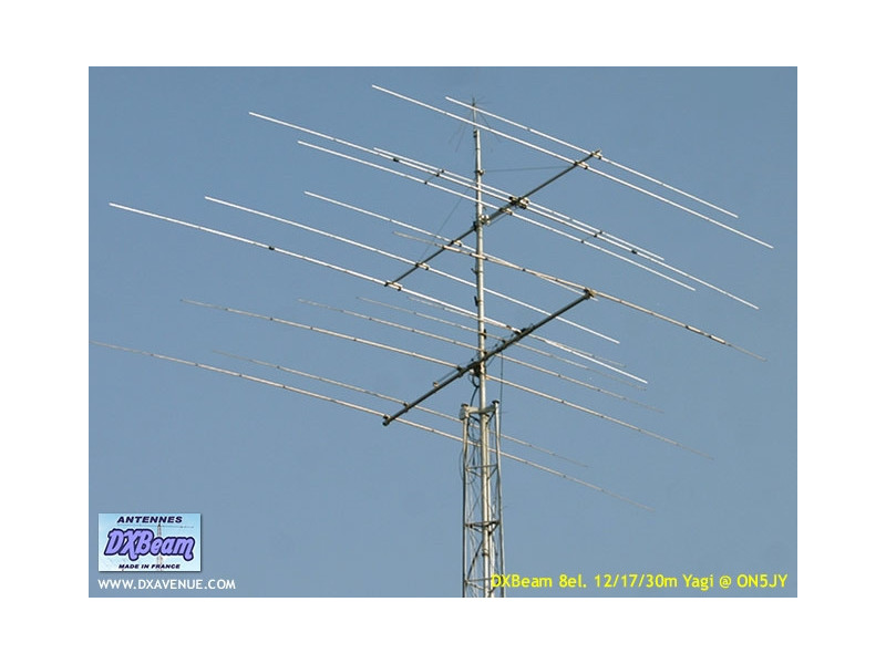 8 el. 30/17/12m Yagi