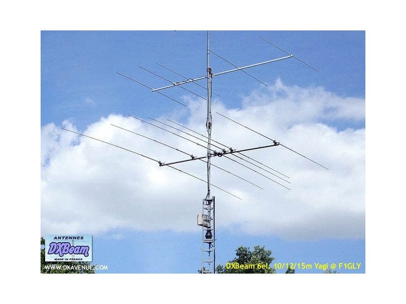 6 el. 15/12/10m Yagi