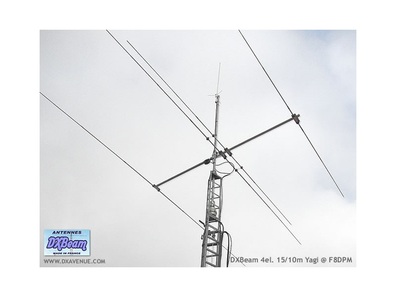 4 él. 15/10m Yagi
