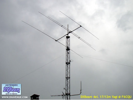 4 el. 17/12m Yagi
