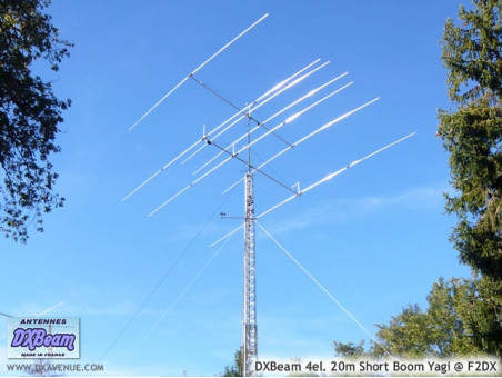 4 el. 20m Yagi short boom