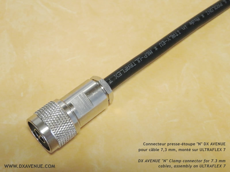 N-Male Connector for 7mm coax﻿ial