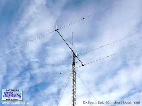 3 el. 40m Yagi short boom
