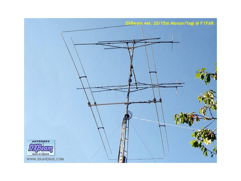4 el. 20/15m Moxon/Yagi
