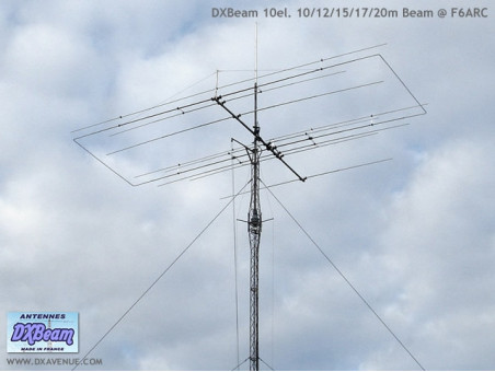 10 él. 20/17/15/12/10m Moxon/Yagi