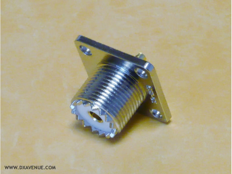 SO-239 Chassis mount socket 4 holes (UHF-Female)