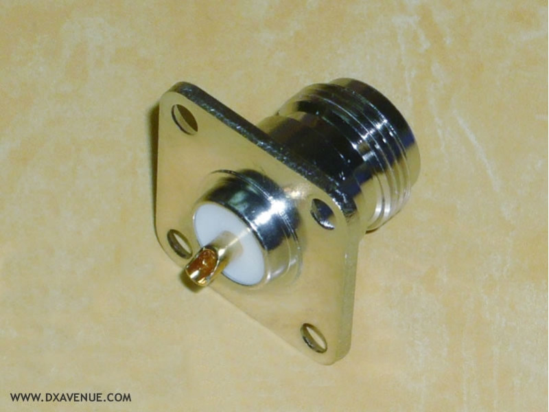 N-Female Chassis mount socket