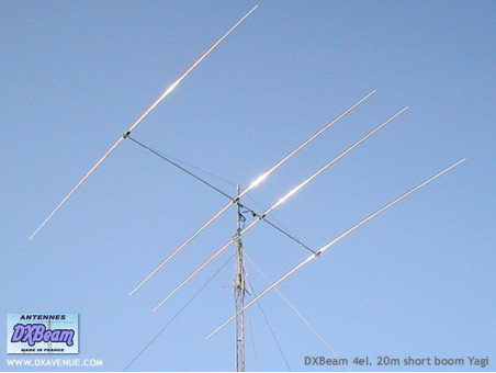 4 el. 20m Yagi short boom