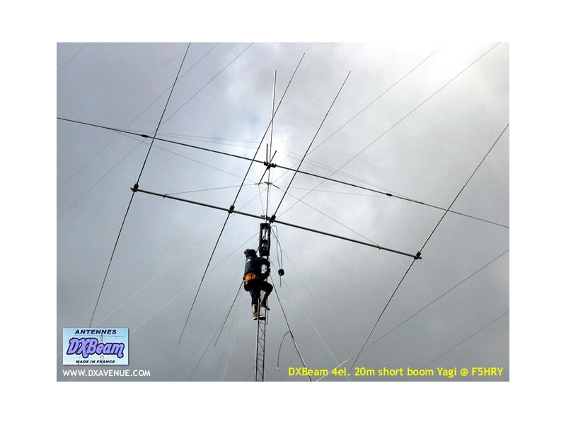 4 el. 20m Yagi short boom
